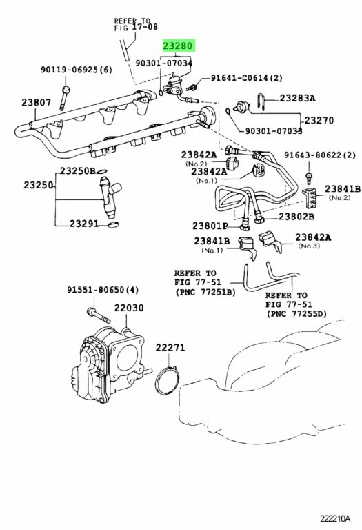 Buy Genuine Toyota 2328031010 (23280-31010) Regulator Assy, Fuel ...