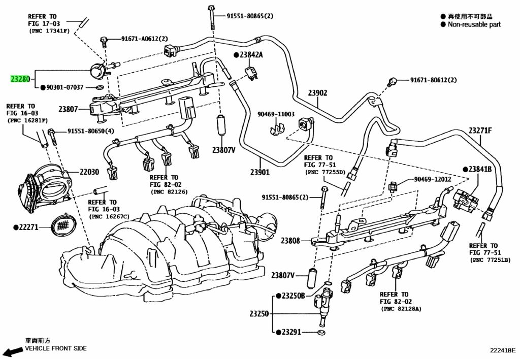Buy Genuine Toyota 2328038011 (23280-38011) Regulator Assy, Fuel ...