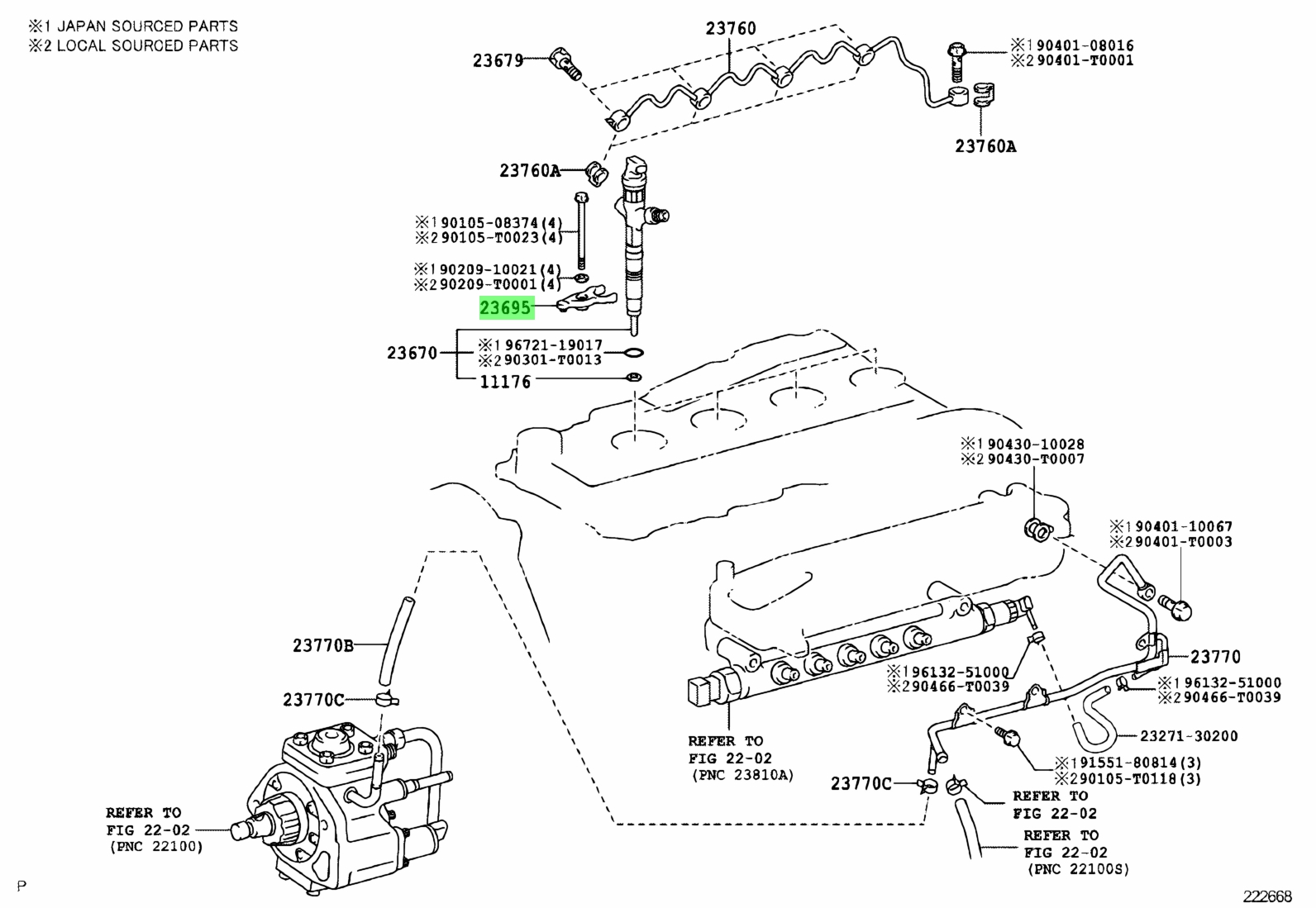 Купить Toyota 2369530011 (23695-30011) Седло Форсунки. Цены, быстрая ...