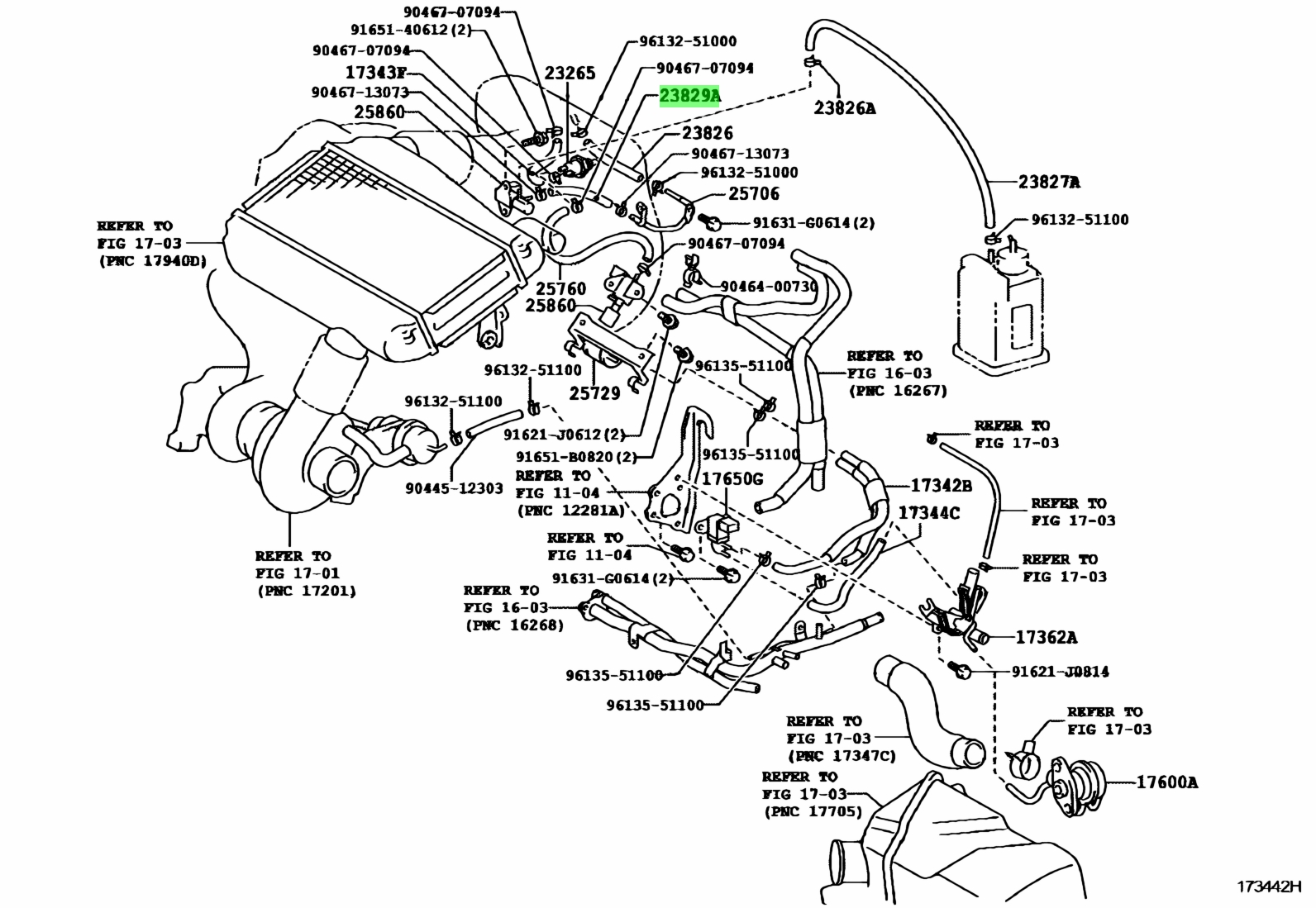 Buy Genuine Toyota 2382988580 (23829-88580) Hose, Fuel Vapor Feed for ...