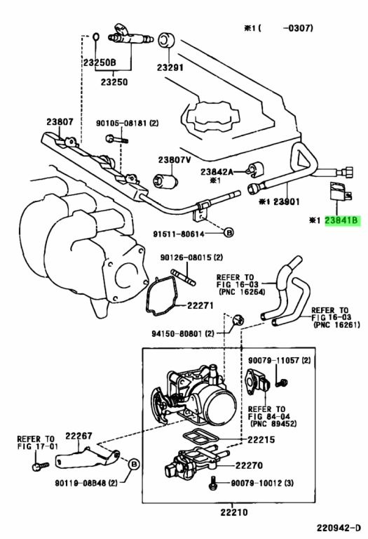 Buy Genuine Toyota 2384121020 (23841-21020) Clamp, Fuel Pipe, No.1 (For ...