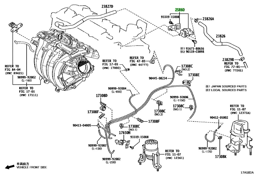 Buy Genuine Toyota 25860F2050 (25860-F2050) Valve Assy, Vacuum ...