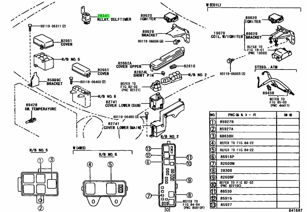 Buy Genuine Toyota 2834111010 (28341-11010) Relay. Prices, fast ...