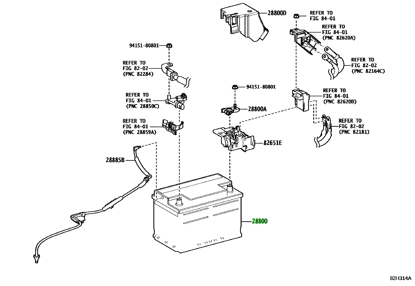 Buy Genuine Toyota 2880038193 (28800-38193) Battery. Prices, fast ...
