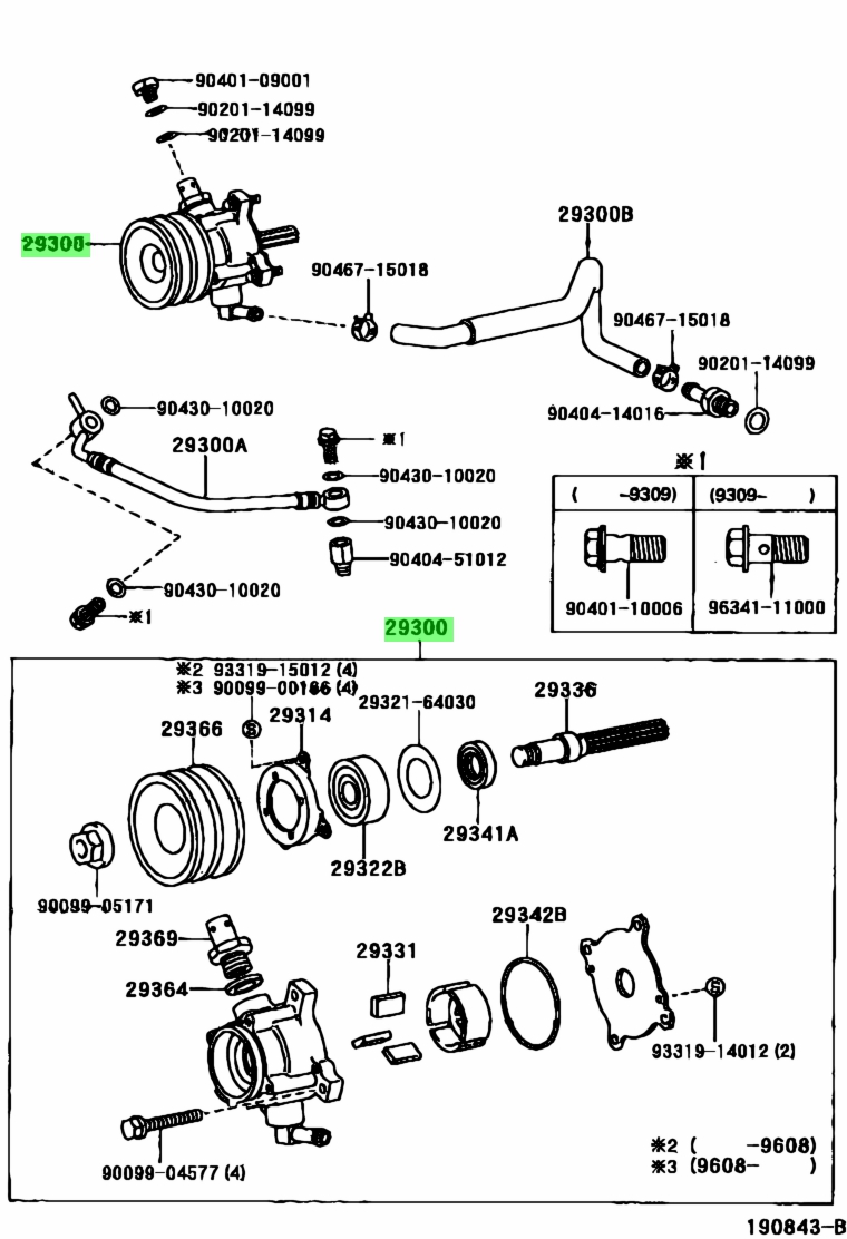 Buy Genuine Toyota 2930054180 (29300-54180) Pump Assy, Vacuum. Prices ...