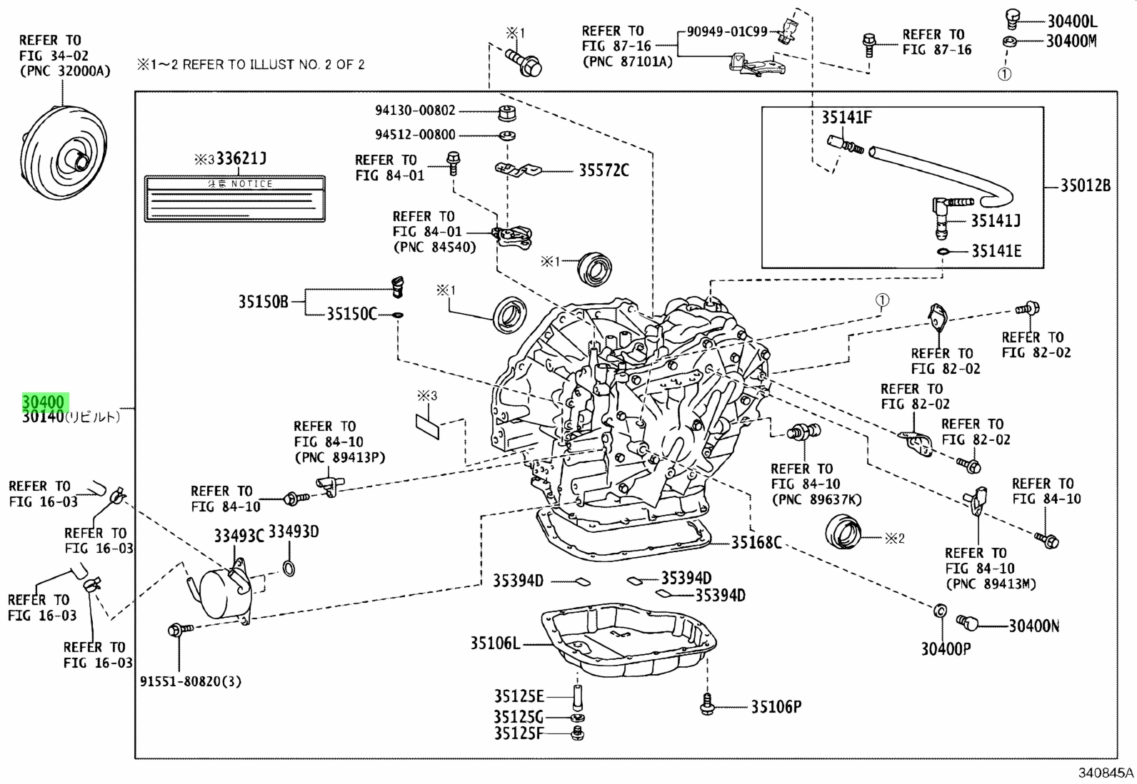Buy Genuine Toyota 3040010020 (30400-10020) Transaxle Assy ...