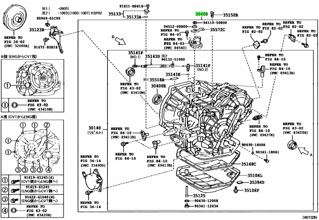 Buy Genuine Toyota 3040052061 (30400-52061) Transaxle Assy ...