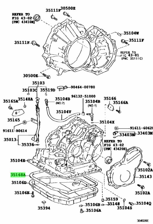 Buy Genuine Toyota 3516812060 (35168-12060) Gasket, Automatic Transaxle ...