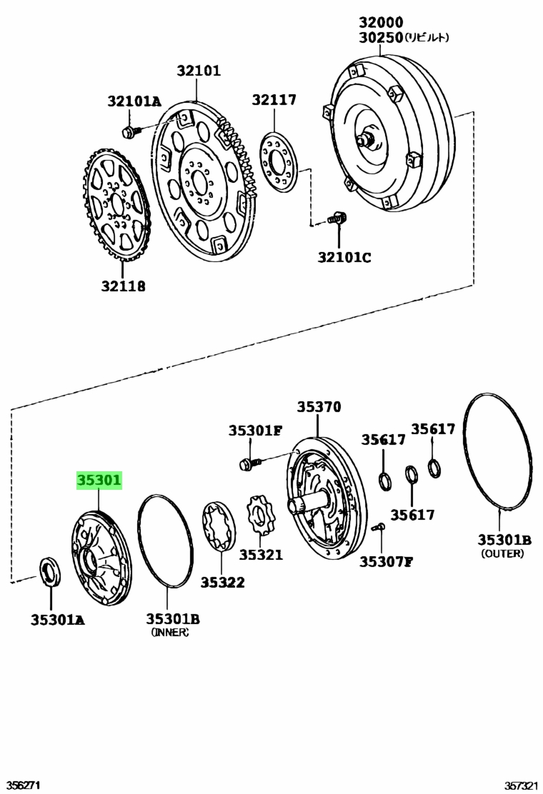 Buy Genuine Toyota 353010C030 (35301-0C030) Body Sub-Assy, Front Oil ...
