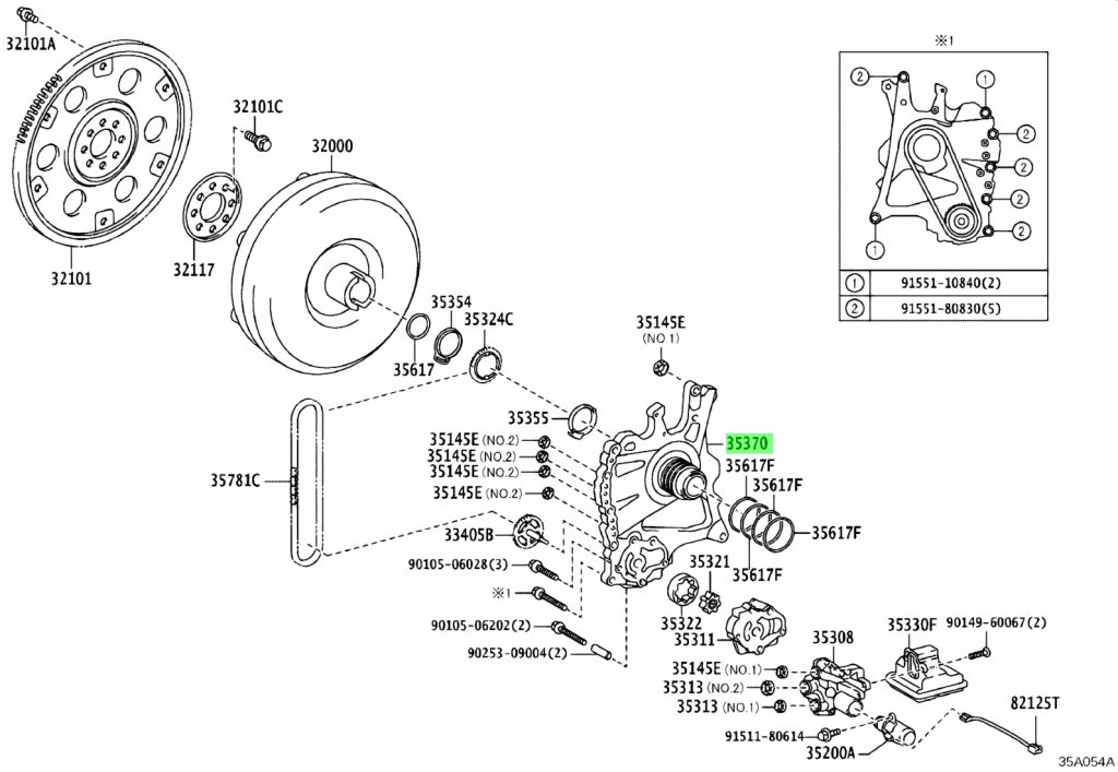 Buy Genuine Toyota 3537033070 (35370-33070) Shaft Assy, Stator for ...