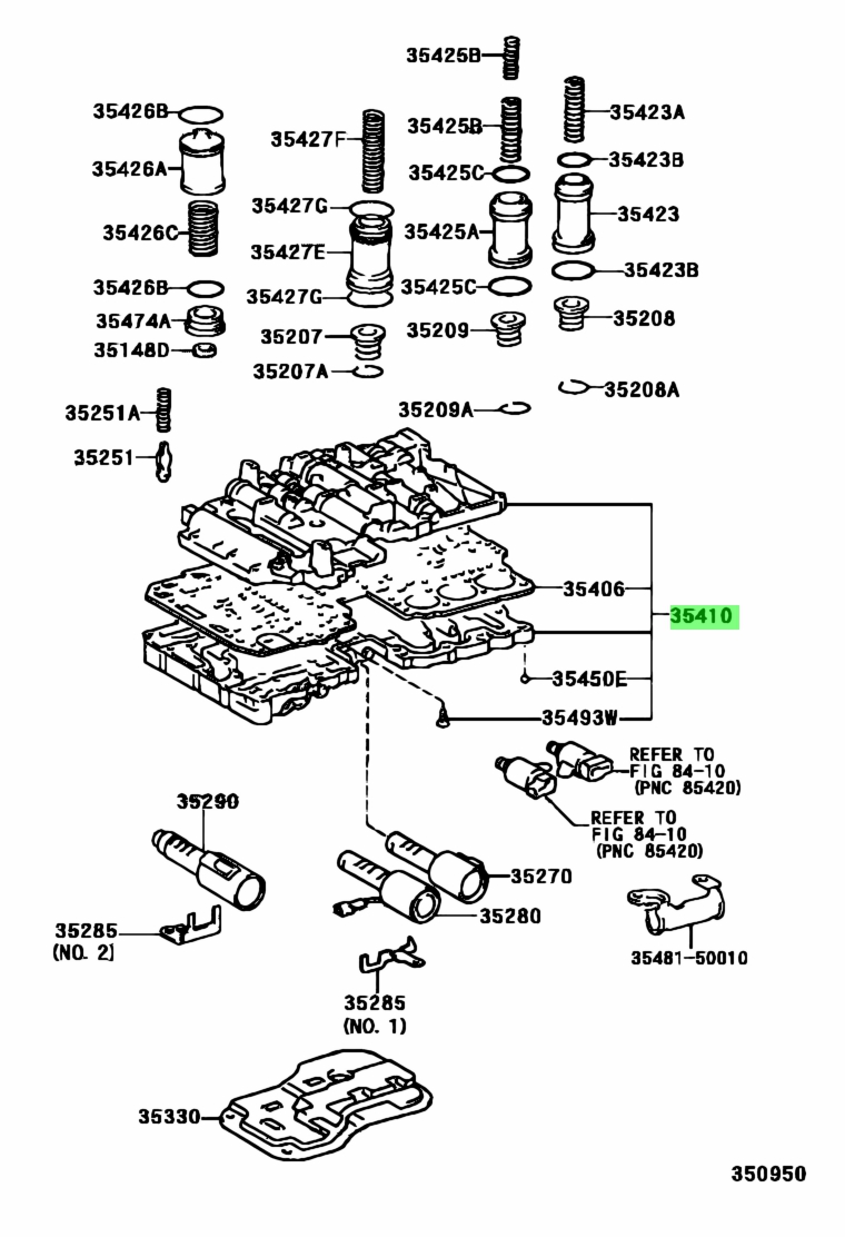 Buy Genuine Toyota 3541053030 (35410-53030) Body Assy, Transmission ...