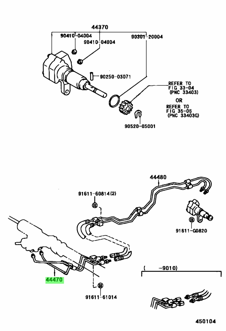 Buy Genuine Toyota 4447026010 (44470-26010) Tube Assy, Trochoid Pump To ...