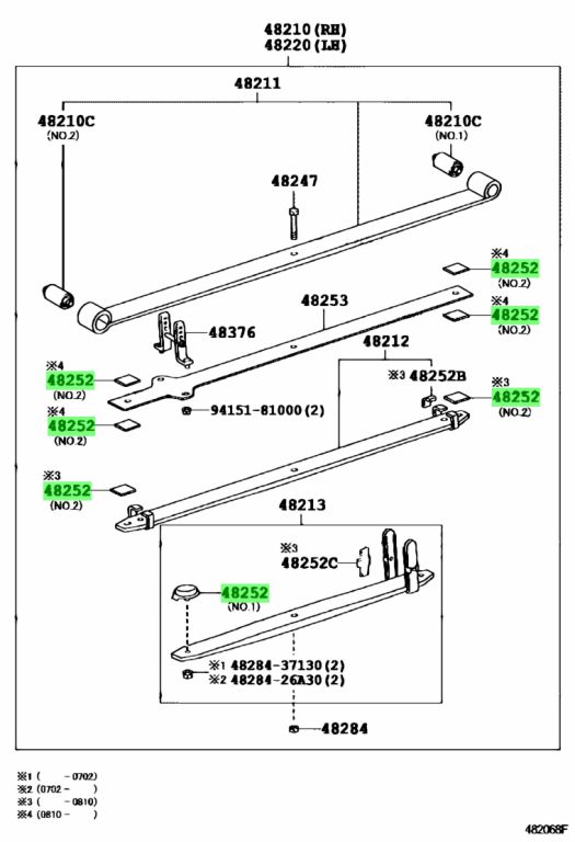 Купить Toyota 4825228170 (48252-28170) Крепеж. Цены, быстрая доставка ...