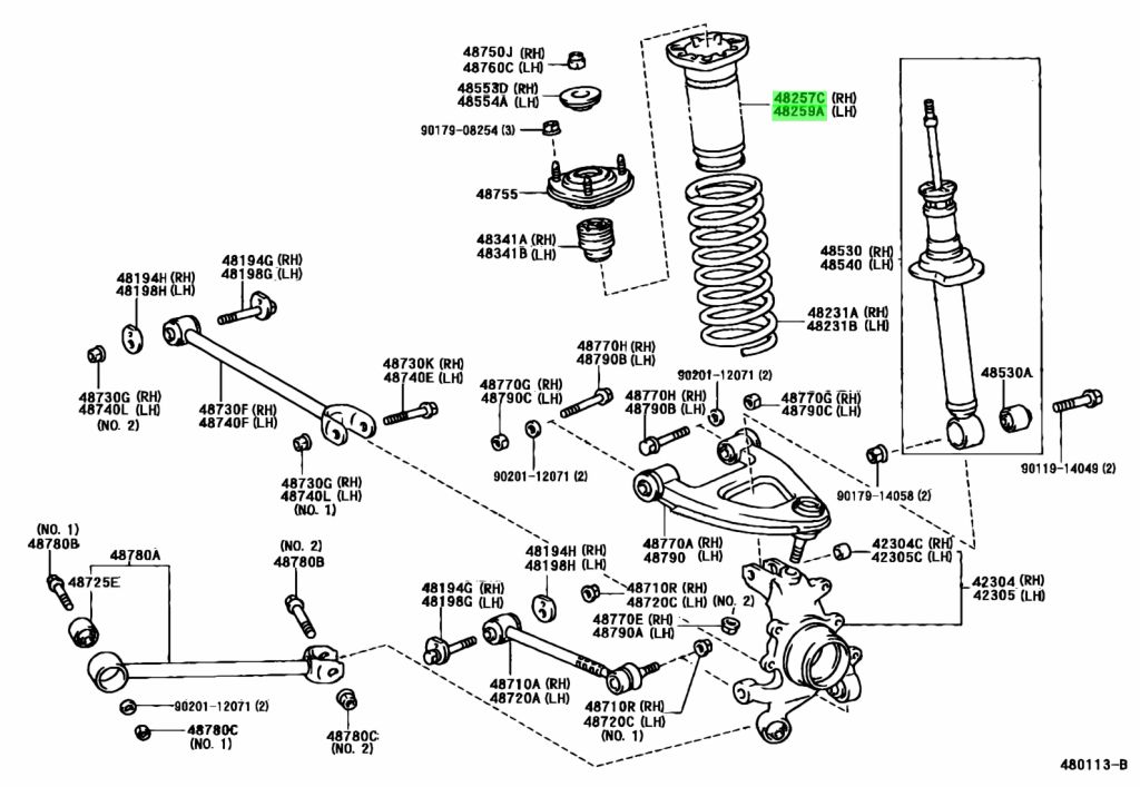Buy Genuine Toyota 4825722070 (48257-22070) Insulator, Front Coil ...
