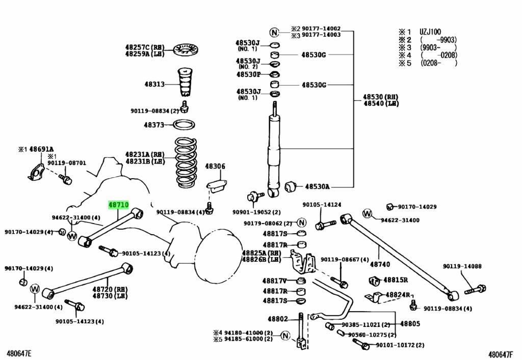 Купить Toyota 4871060070 (48710-60070) Рычаг Подвески. Цены, быстрая ...