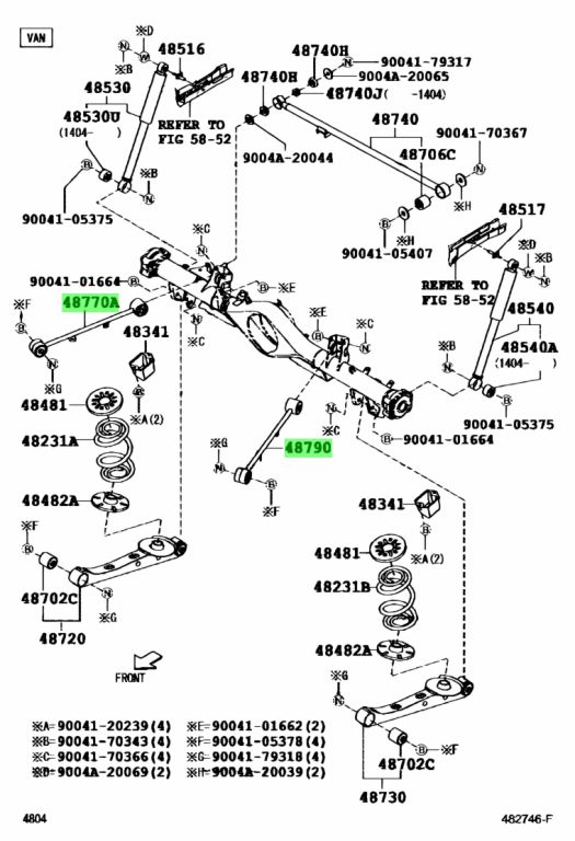 Buy Genuine Toyota 48710BZ070 (48710-BZ070) Arm Assy, Upper Control ...