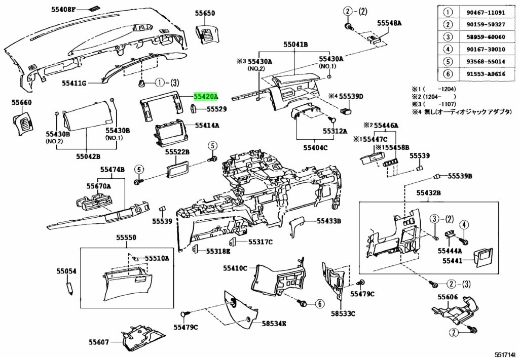 Buy Genuine Toyota 5542028330B0 (55420-28330-B0) Panel Assy, Instrument ...