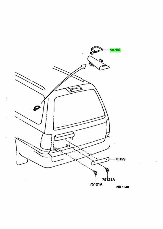 Buy Genuine Toyota 5878089102 (58780-89102) Band Assy, Tool Box. Prices ...