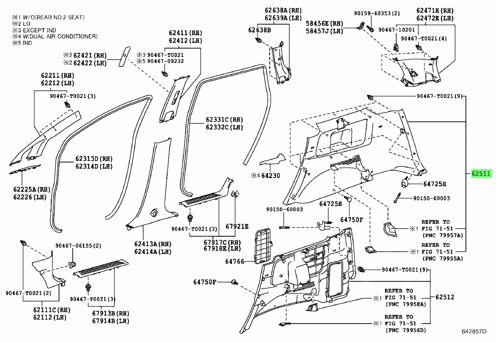 Buy Genuine Toyota 625100K210E0 (62510-0K210-E0) Board, Quarter Inside ...