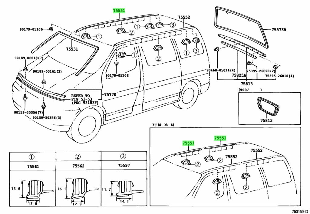 Buy Genuine Toyota 7550526030A0 (75505-26030-A0) Moulding, Roof Drip ...