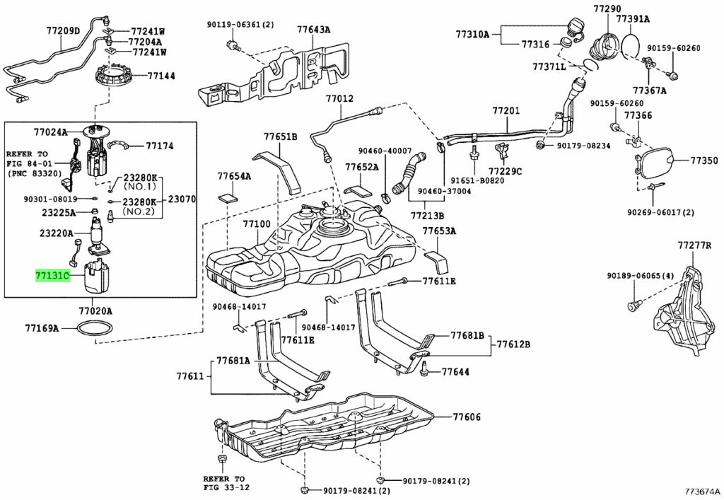 Buy Genuine Toyota 7713160140 (77131-60140) Bracket, Fuel Tank Filler ...