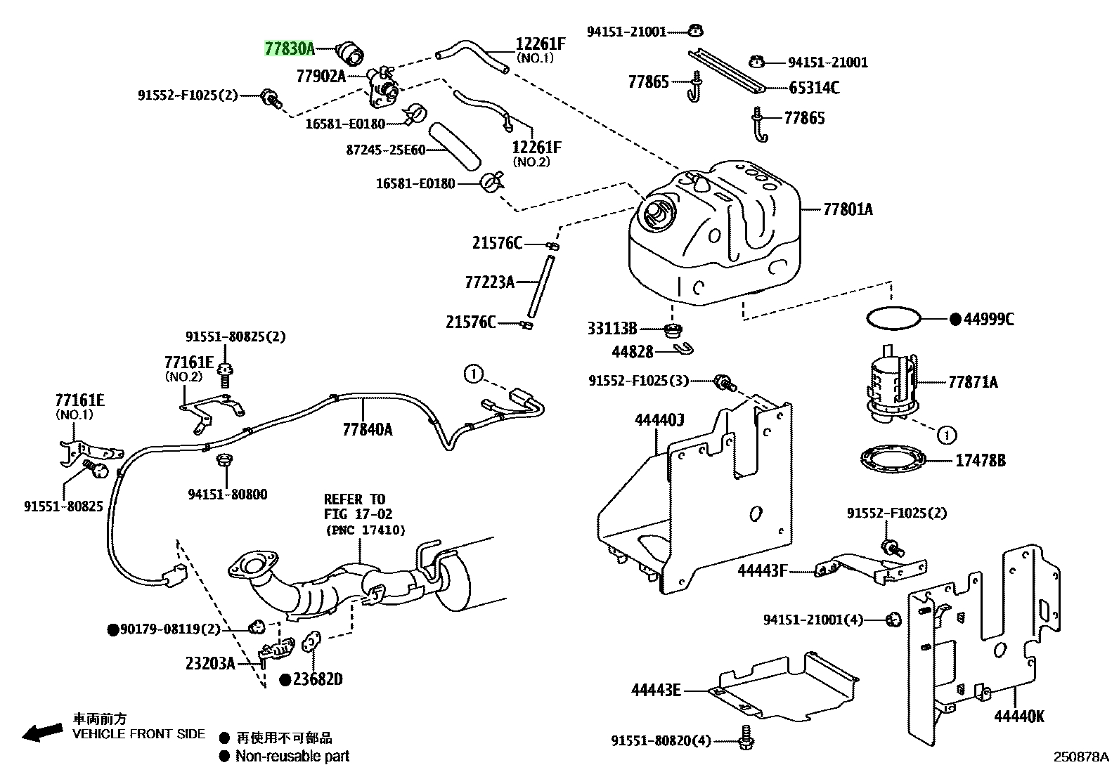 Buy Genuine Toyota 778300K030 (77830-0K030) Cap Assy, Urea Tank. Prices ...
