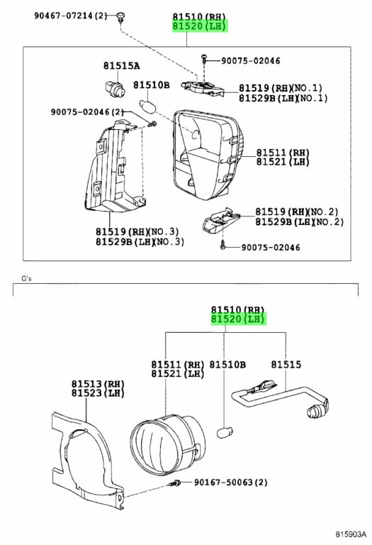 Buy Genuine Toyota 8152047011 (81520-47011) Lamp Assy, Front Turn ...