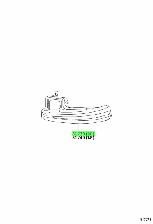 Купить Toyota 8173058010 (81730-58010) Указатель Поворота. Цены ...