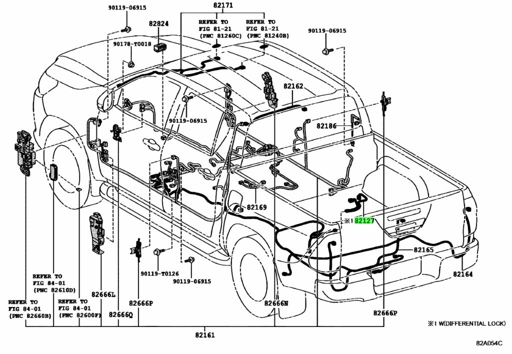 Buy Genuine Toyota 821270K010 (82127-0K010) Wire, Differential. Prices ...