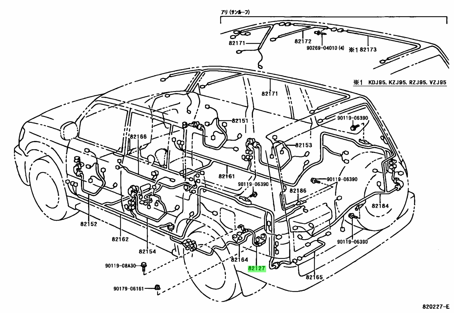 Buy Genuine Toyota 8212760010 (82127-60010) Wire, Differential. Prices ...