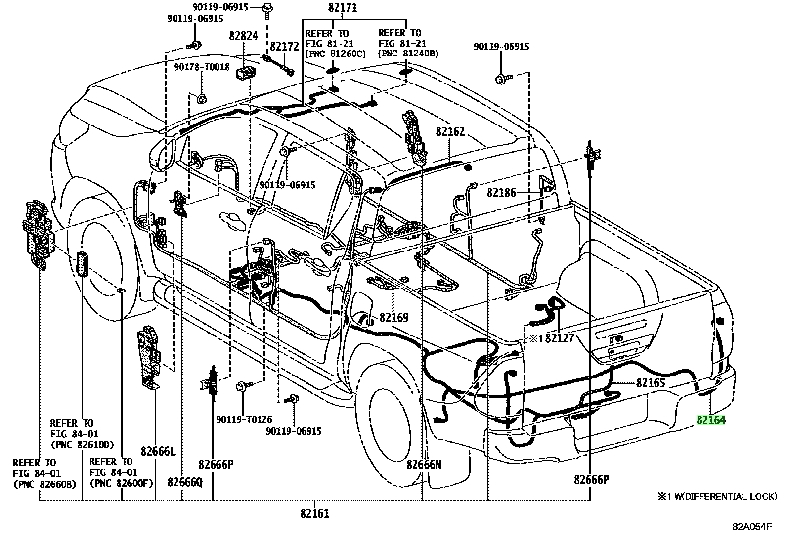 Buy Genuine Toyota 82164KKA40 (82164-KKA40) Wire, Frame. Photos - Amayama
