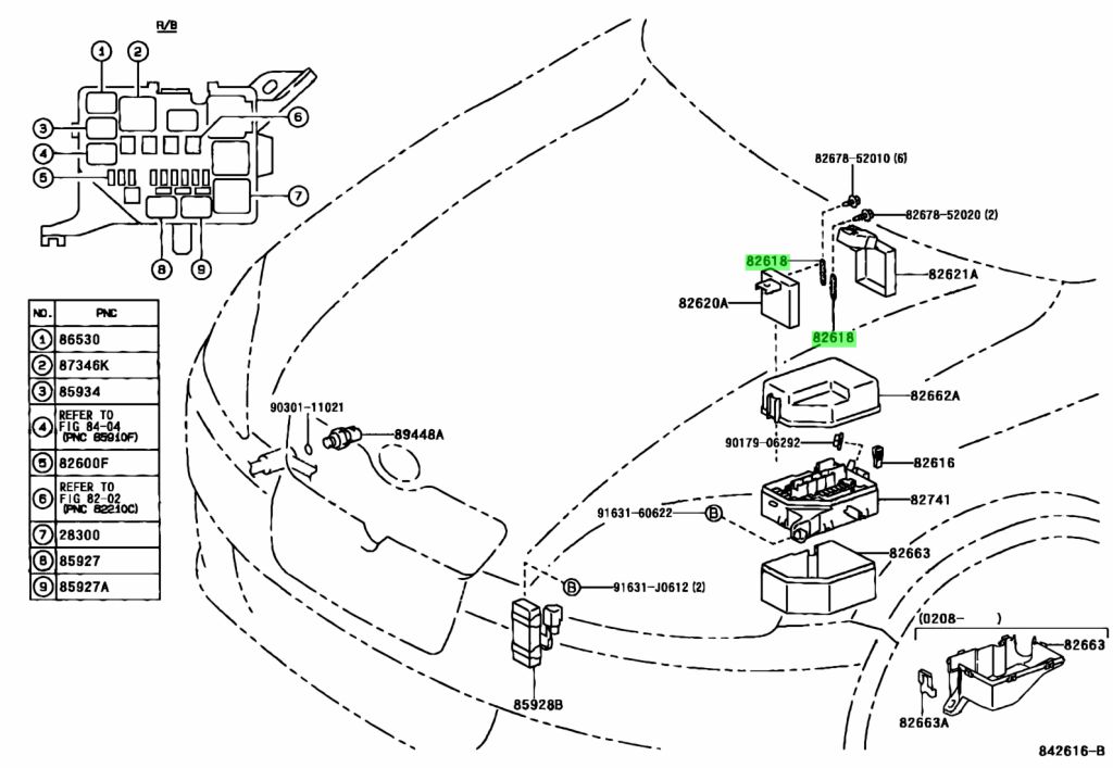 Buy Genuine Toyota 8261852020 (82618-52020) Fuse, Fuse Block. Prices ...