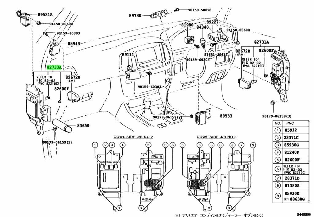Buy Genuine Toyota 8273360031 (82733-60031) Block, Cowl Side Junction ...