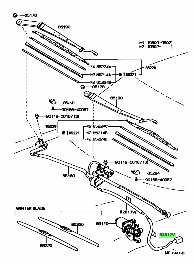 Buy Genuine Toyota 8281733440 (82817-33440) Protector, Wiring Harness ...
