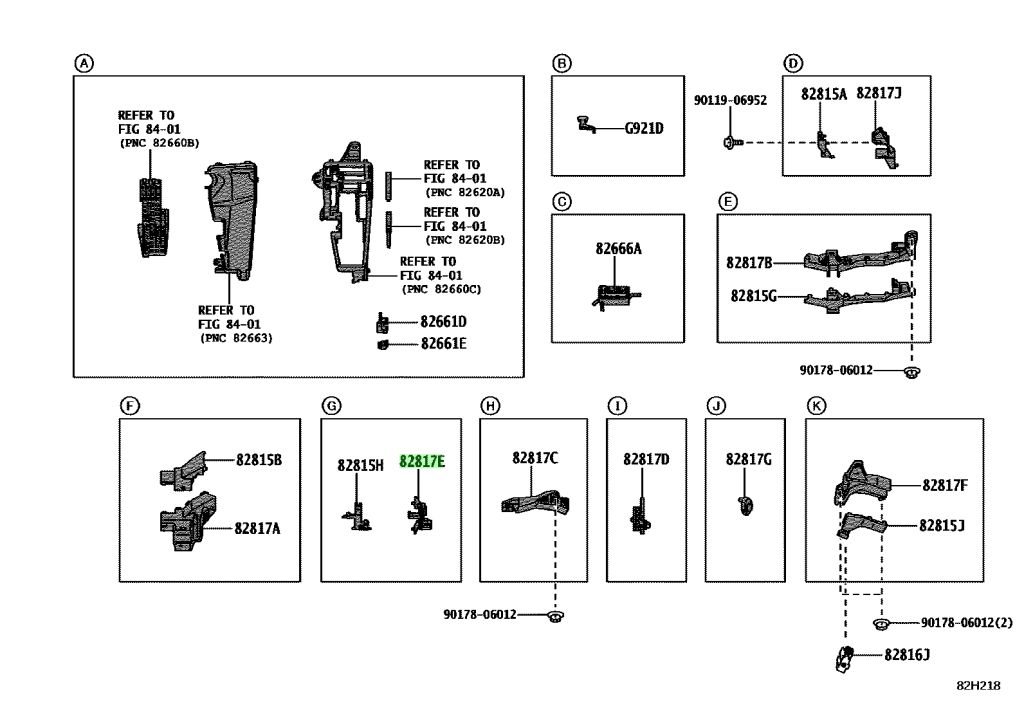 Buy Genuine Toyota 82817V2840 (82817-V2840) Protector, Wiring Harness ...