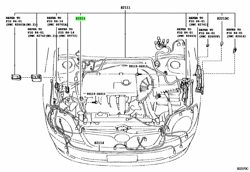 Buy Genuine Toyota 8282412300 (82824-12300) Connector, Wiring Harness ...