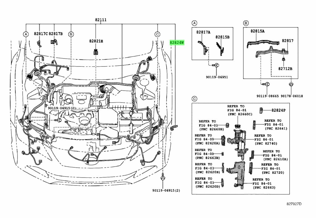 Buy Genuine Toyota 8282448020 (82824-48020) Connector, Wiring Harness ...