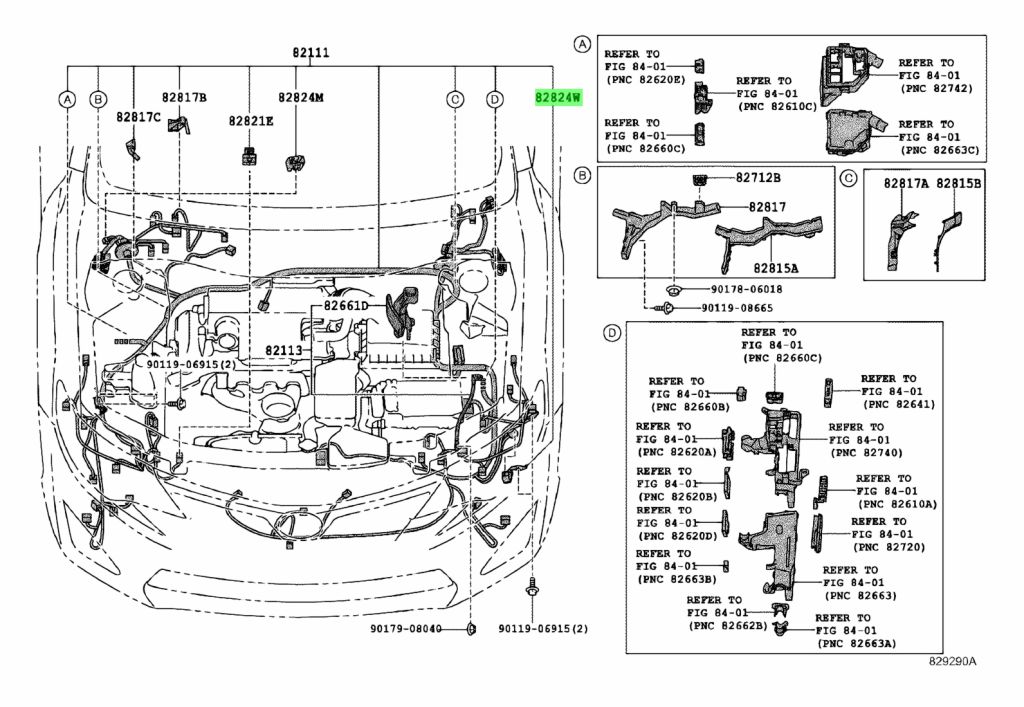 Buy Genuine Toyota 8282448020 (82824-48020) Connector, Wiring Harness ...