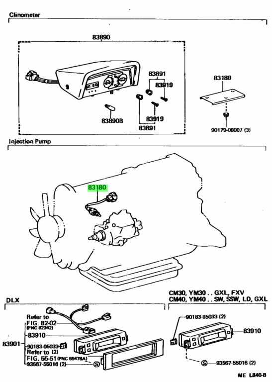 Buy Genuine Toyota 8318028030 (83180-28030) Detector Assy, Revolution ...