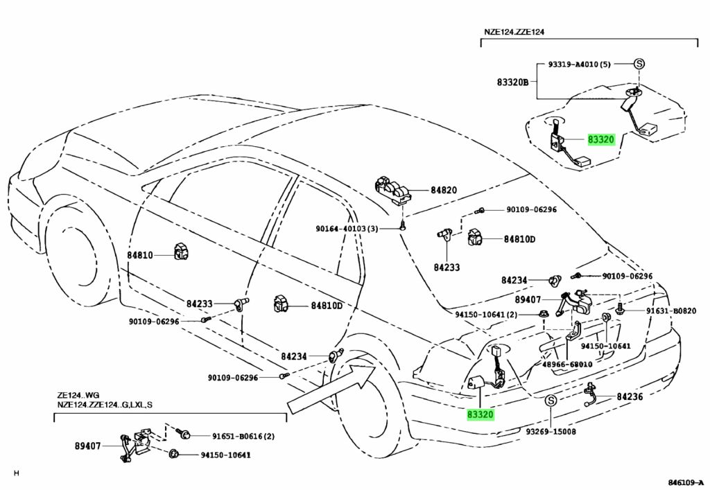 Купить Toyota 8332012640 (83320-12640) Датчик Уровня Топлива. Цены ...