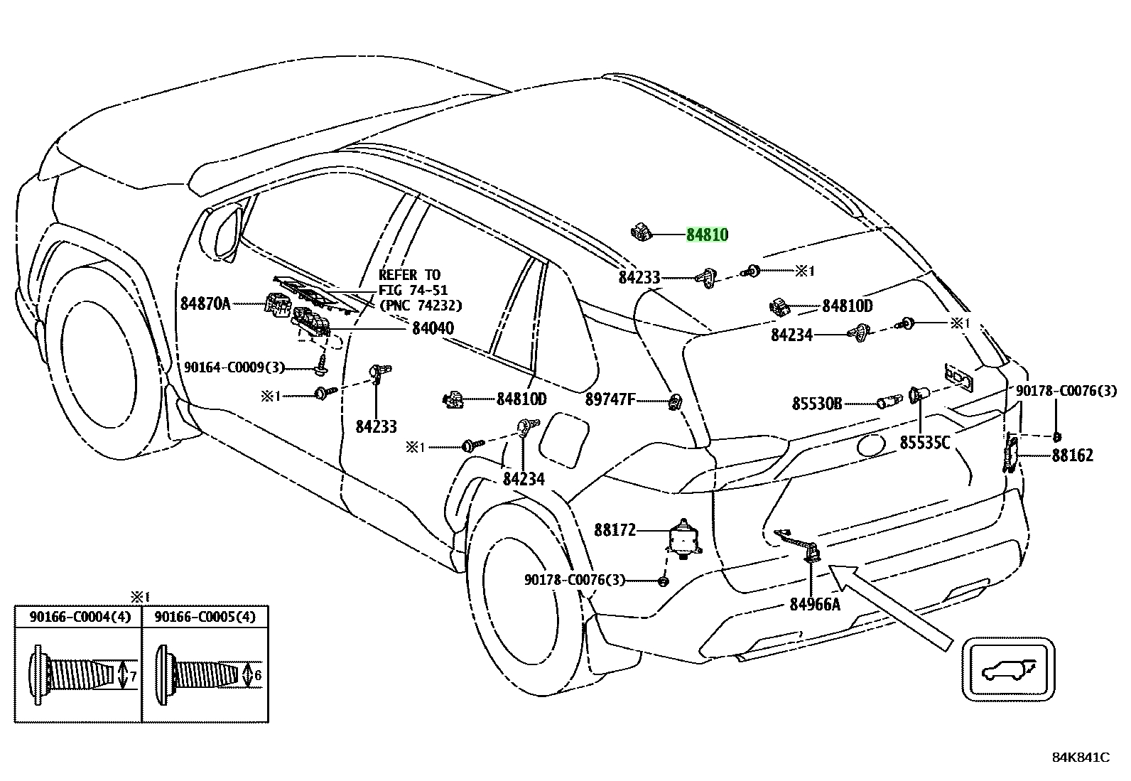 Buy Genuine Toyota 848100R010 (84810-0R010) Switch Assy, Power Window ...