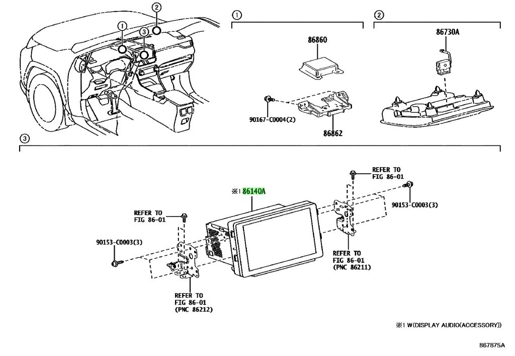 Buy Genuine Toyota 86140YY120 (86140-YY120) Receiver Assy, Radio ...