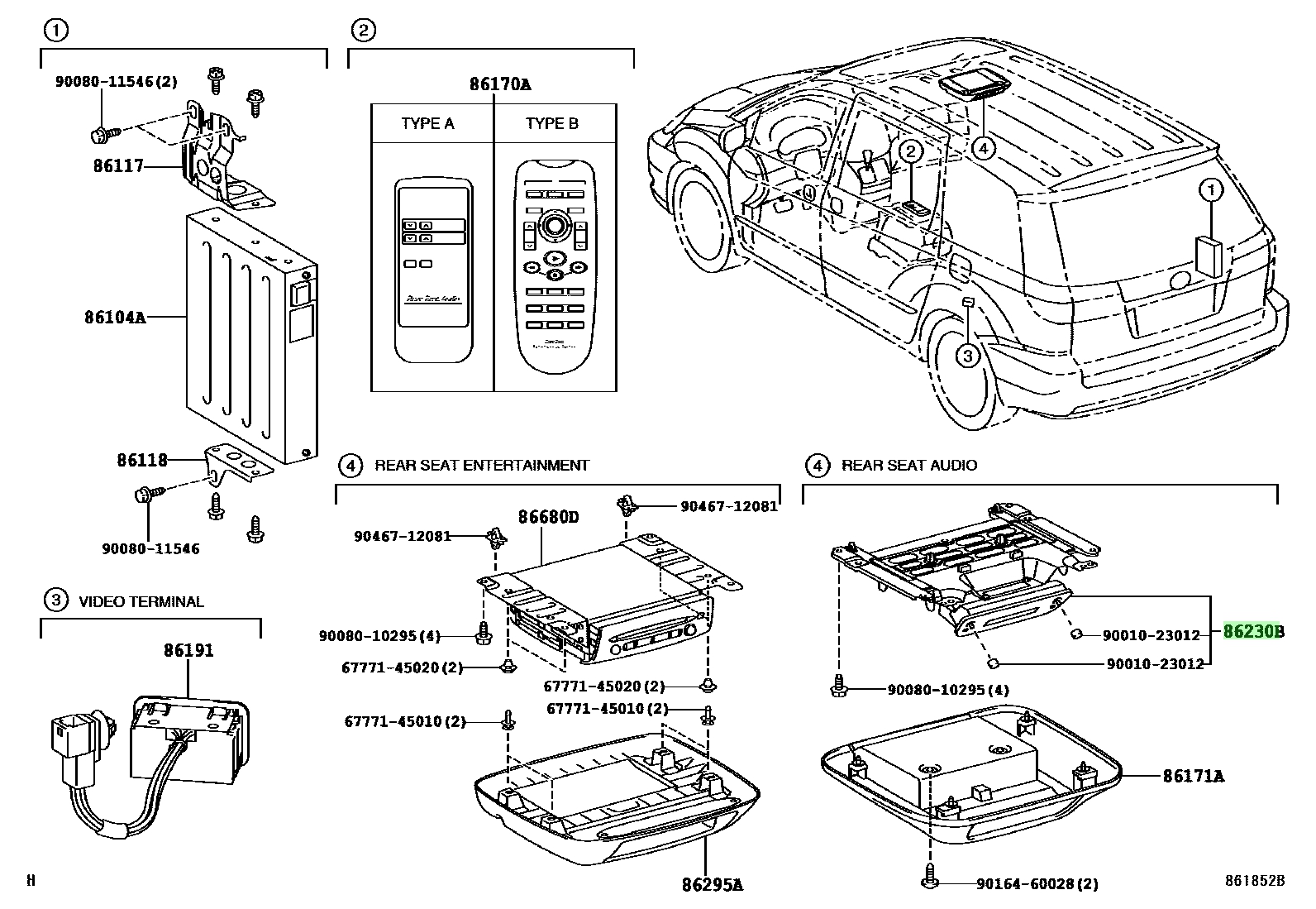 Buy Genuine Toyota 8623045031 (86230-45031) Controller Assy, Stereo ...