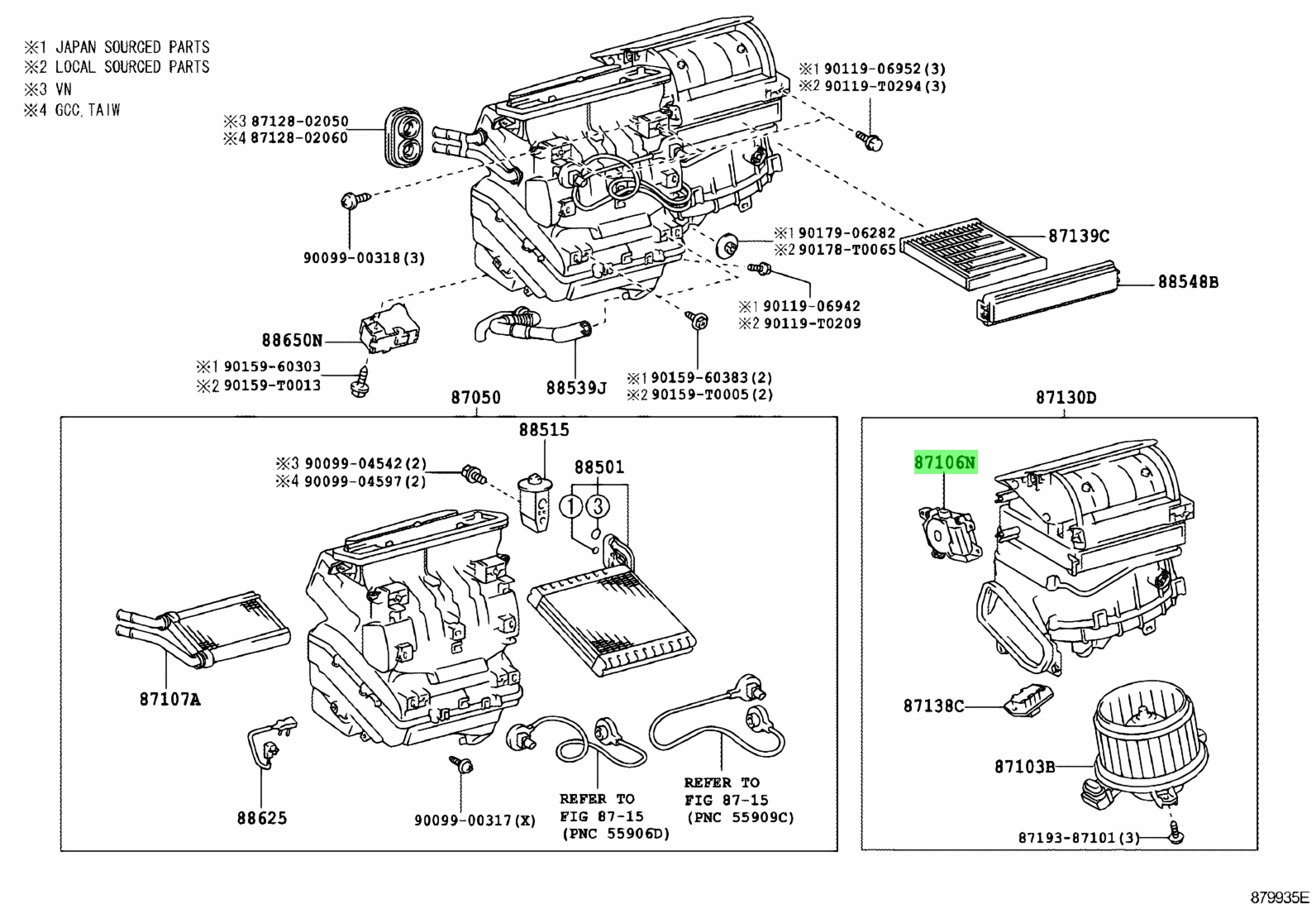 Buy Genuine Toyota 8710602240 (87106-02240) Servo Sub-Assy, Damper(For ...