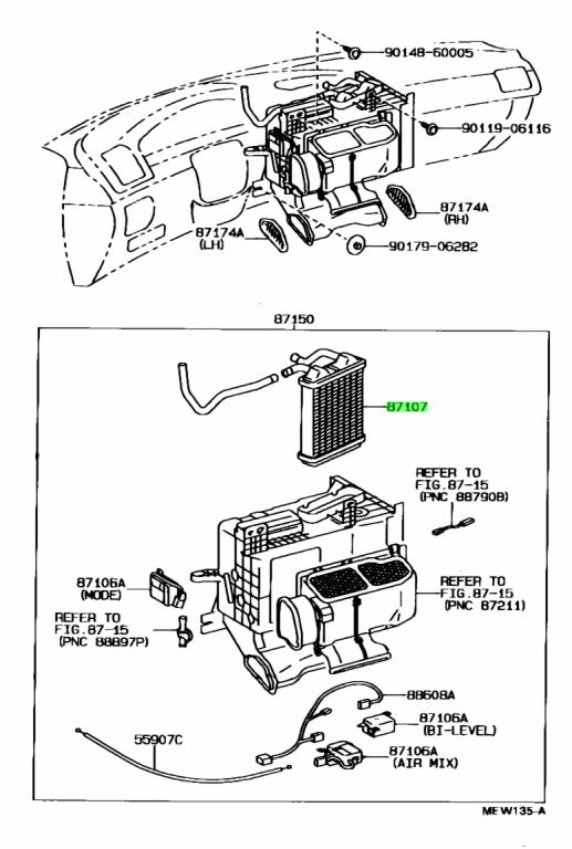 Buy Genuine Toyota 8710730450 (87107-30450) Unit Sub-Assy, Heater ...