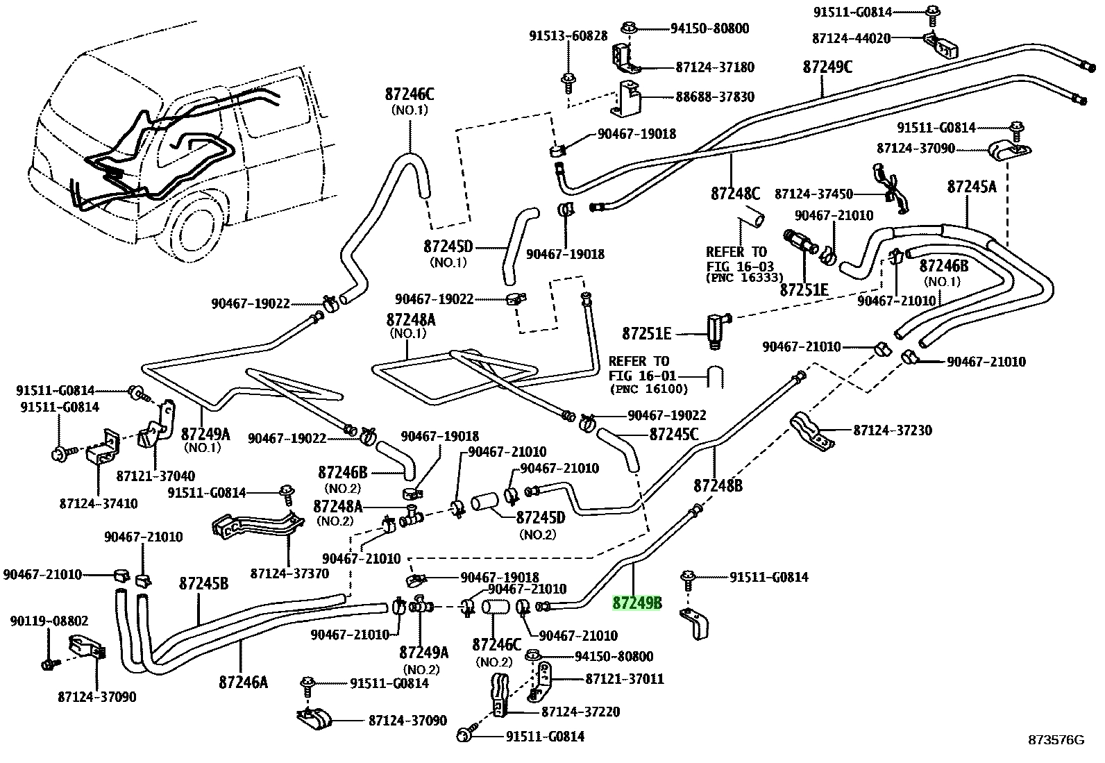 Buy Genuine Toyota 8724837150 (87248-37150) Pipe, Heater Water Outlet ...