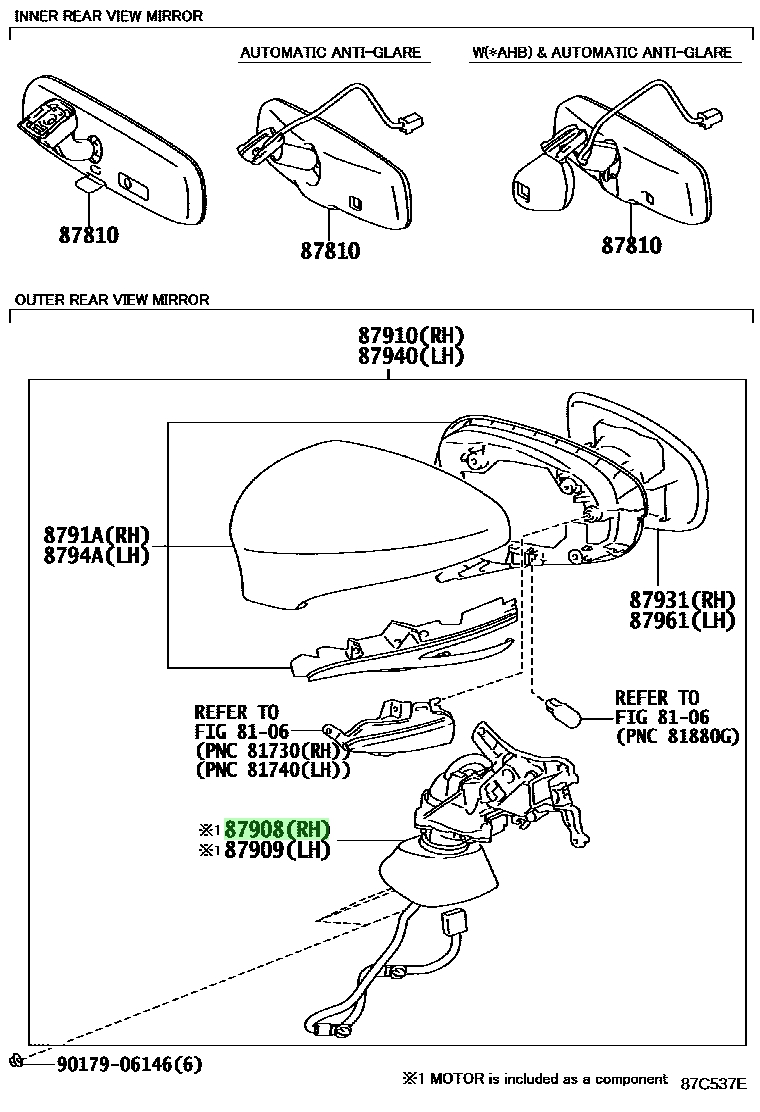 Buy Genuine Toyota 8790830C71A0 (87908-30C71-A0) Actuator Assy, Outer ...
