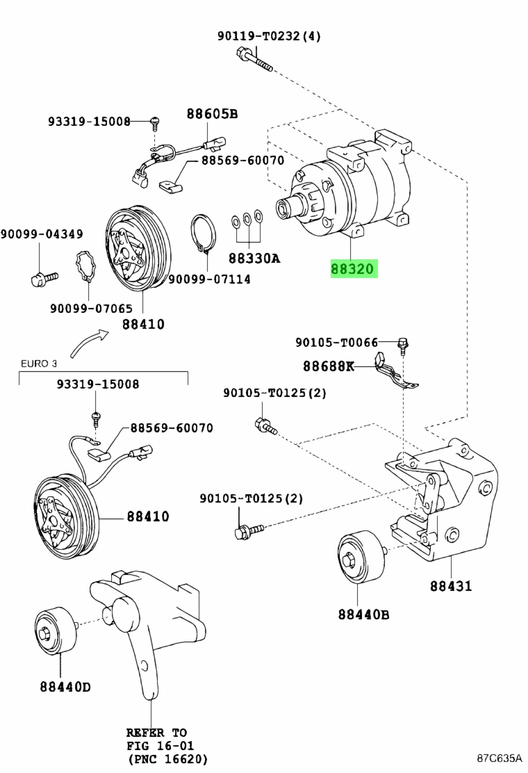 Buy Genuine Toyota 883202F030 (88320-2F030) Compressor Assy, Cooler ...