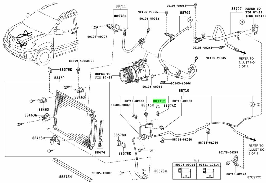 Buy Genuine Toyota 8837502150 (88375-02150) Cap, Service Valve, No.2 ...
