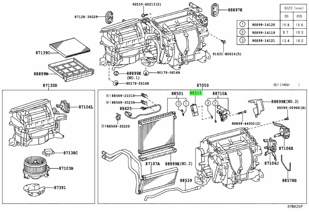 Buy Genuine Toyota 8851560190 (88515-60190) Valve, Cooler Expansion ...